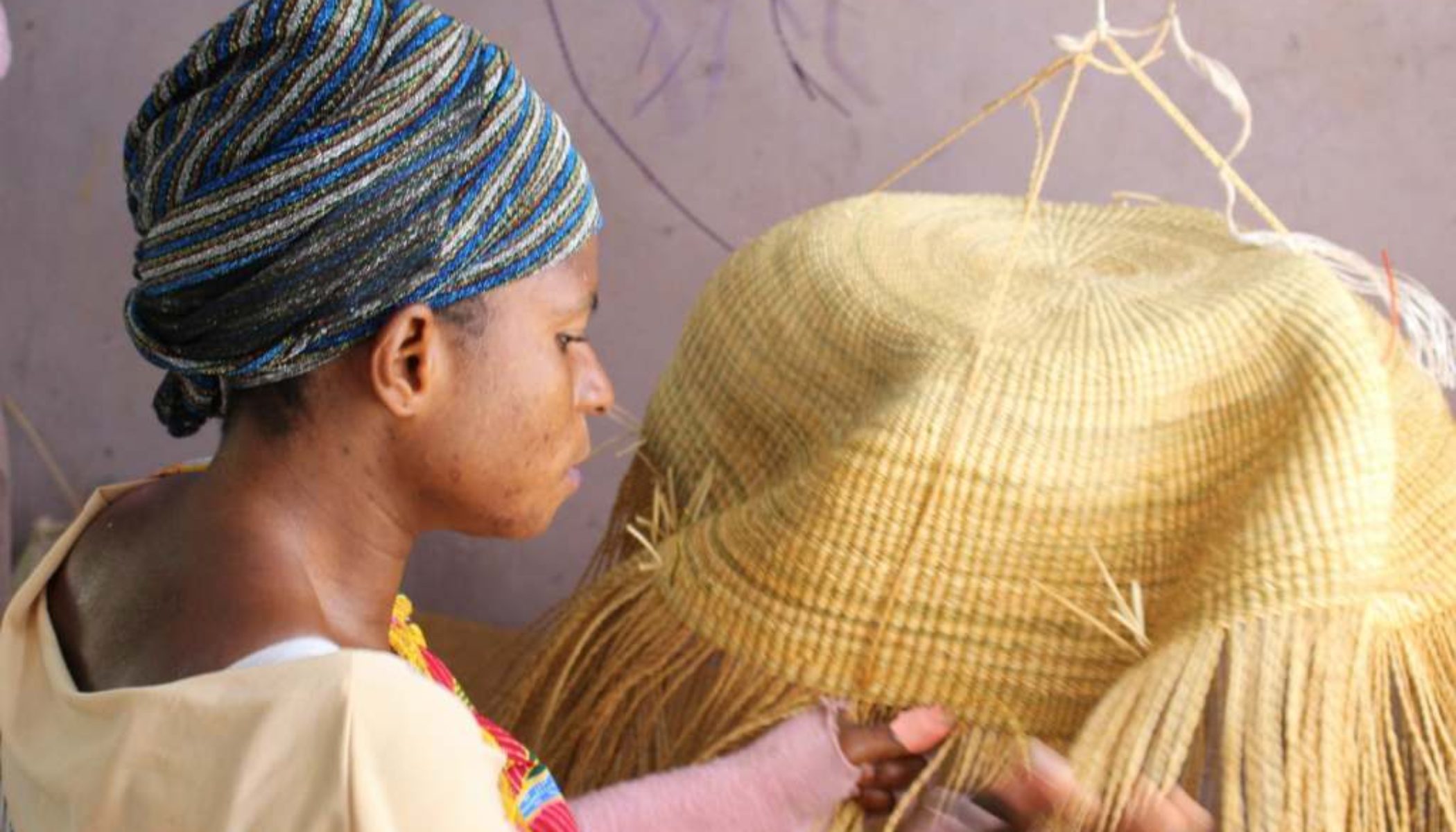 How Bolga Baskets are Made 4 - Injabulo